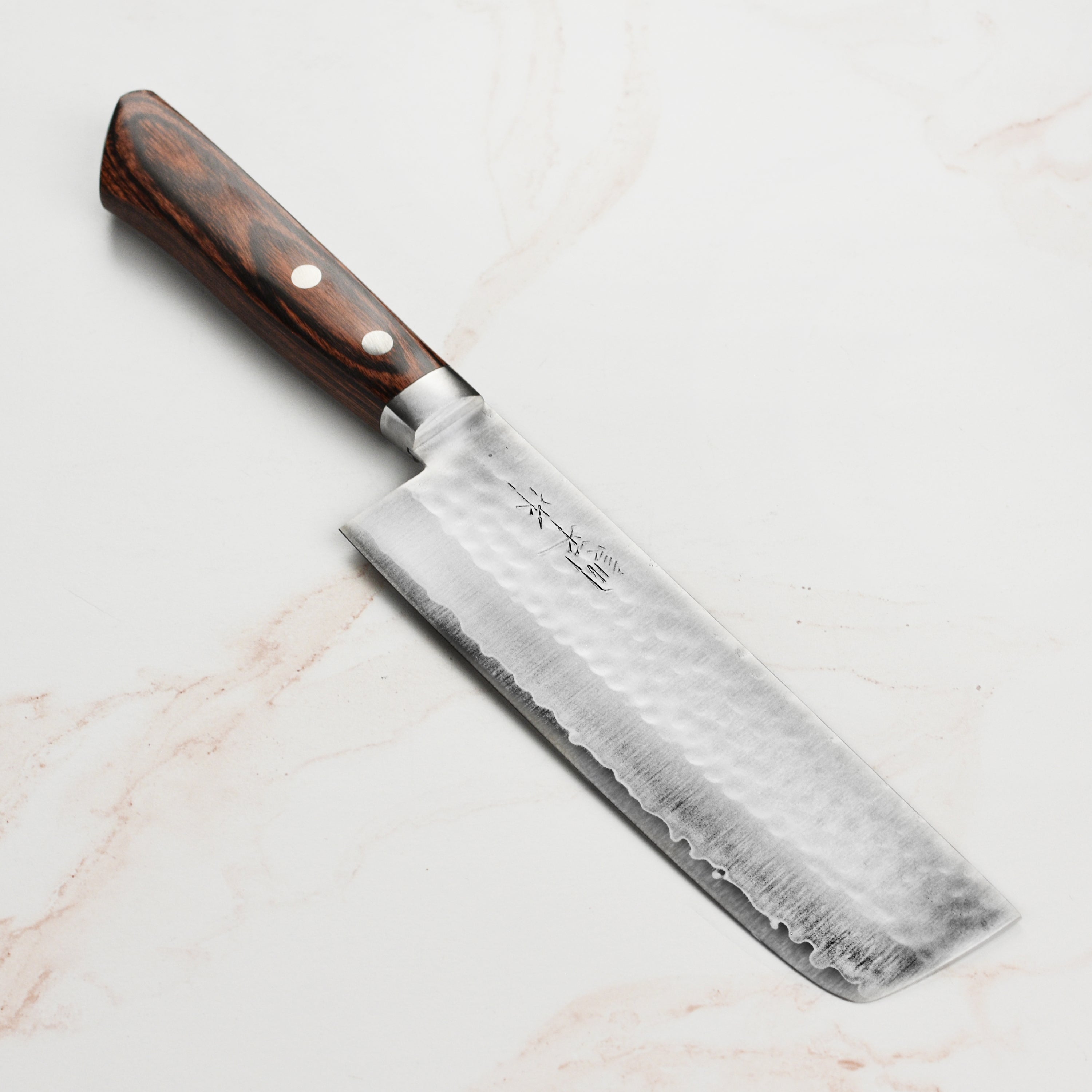 Masutani Nakiri Knife - VG1 Hammered 6.7" – Cutlery and More