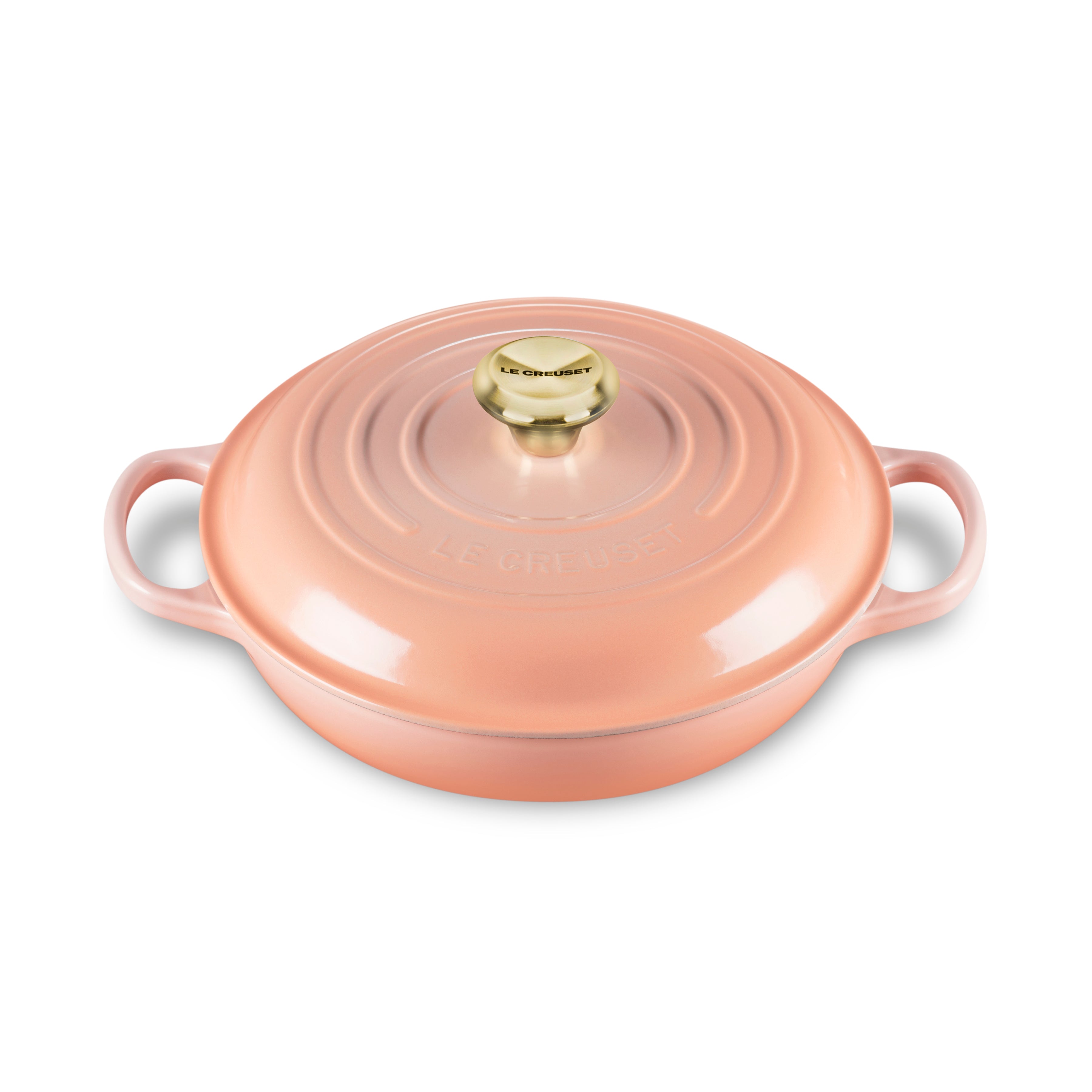 Le Creuset Braiser - 3.5-qt Cast Iron - Peche – Cutlery and More
