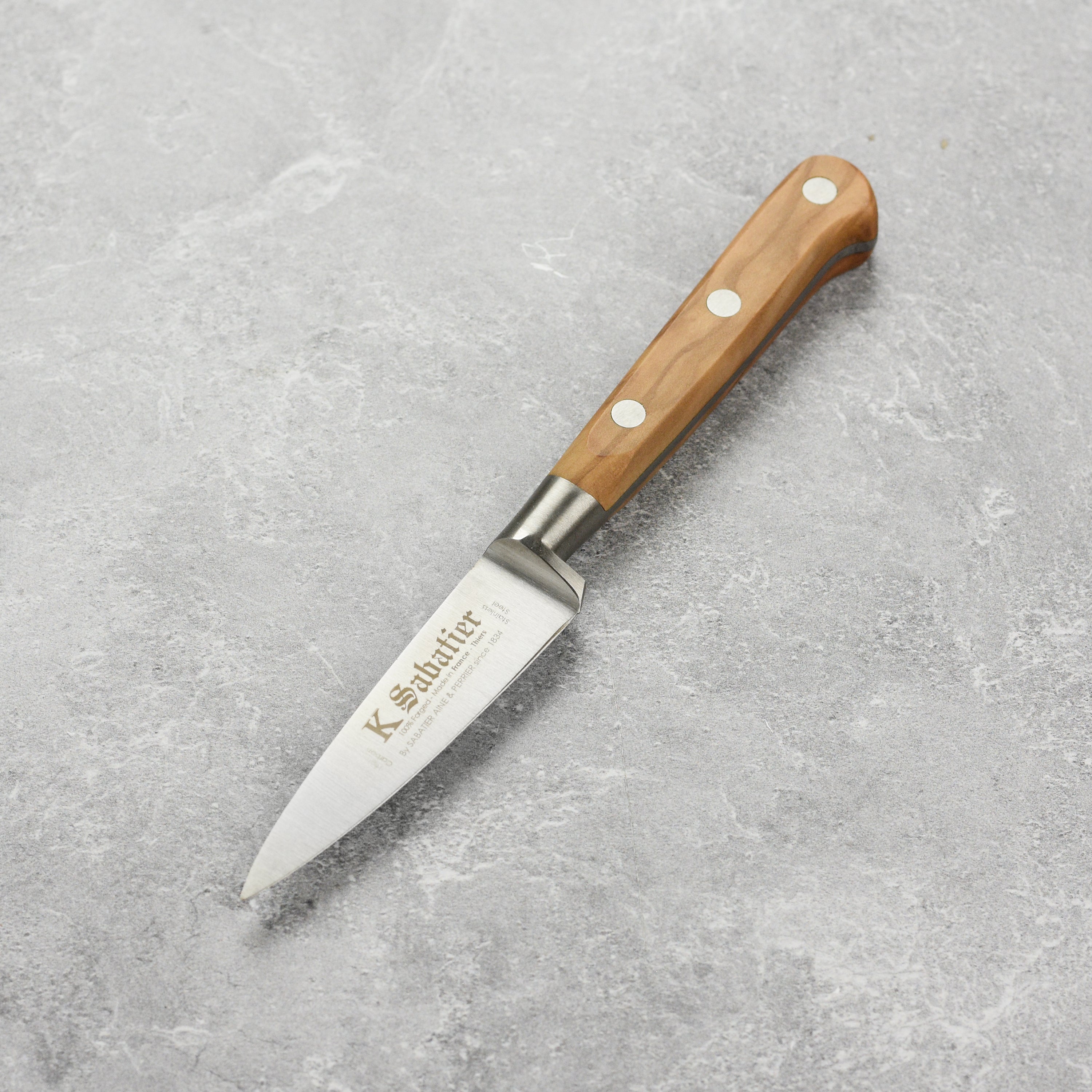K Sabatier Olive Wood Paring Knife - 2.75" Stainless Steel, Made in ...