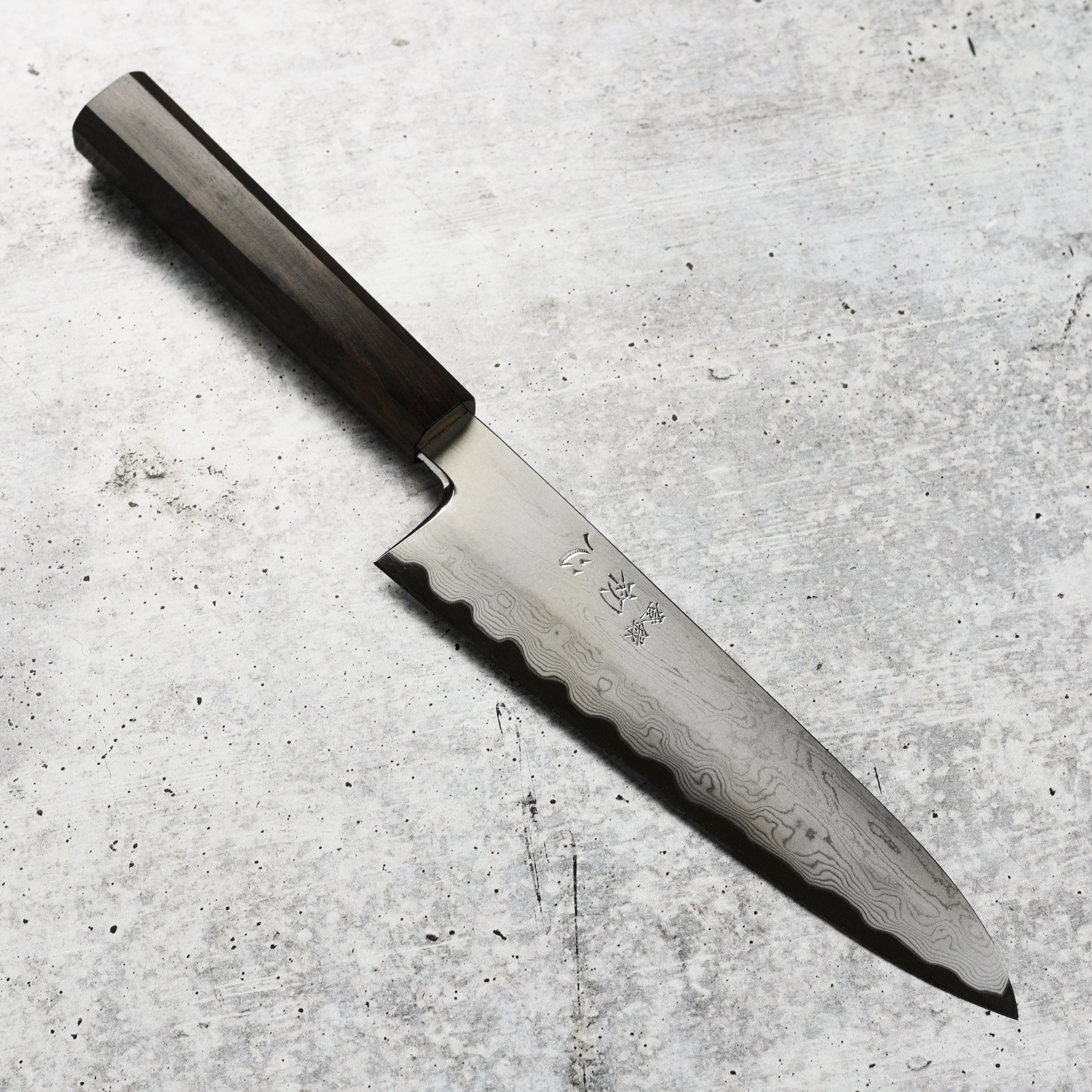 Nakagawa Blue #1 Damascus Gyuto 210mm Japanese Chef's Knife – Cutlery ...