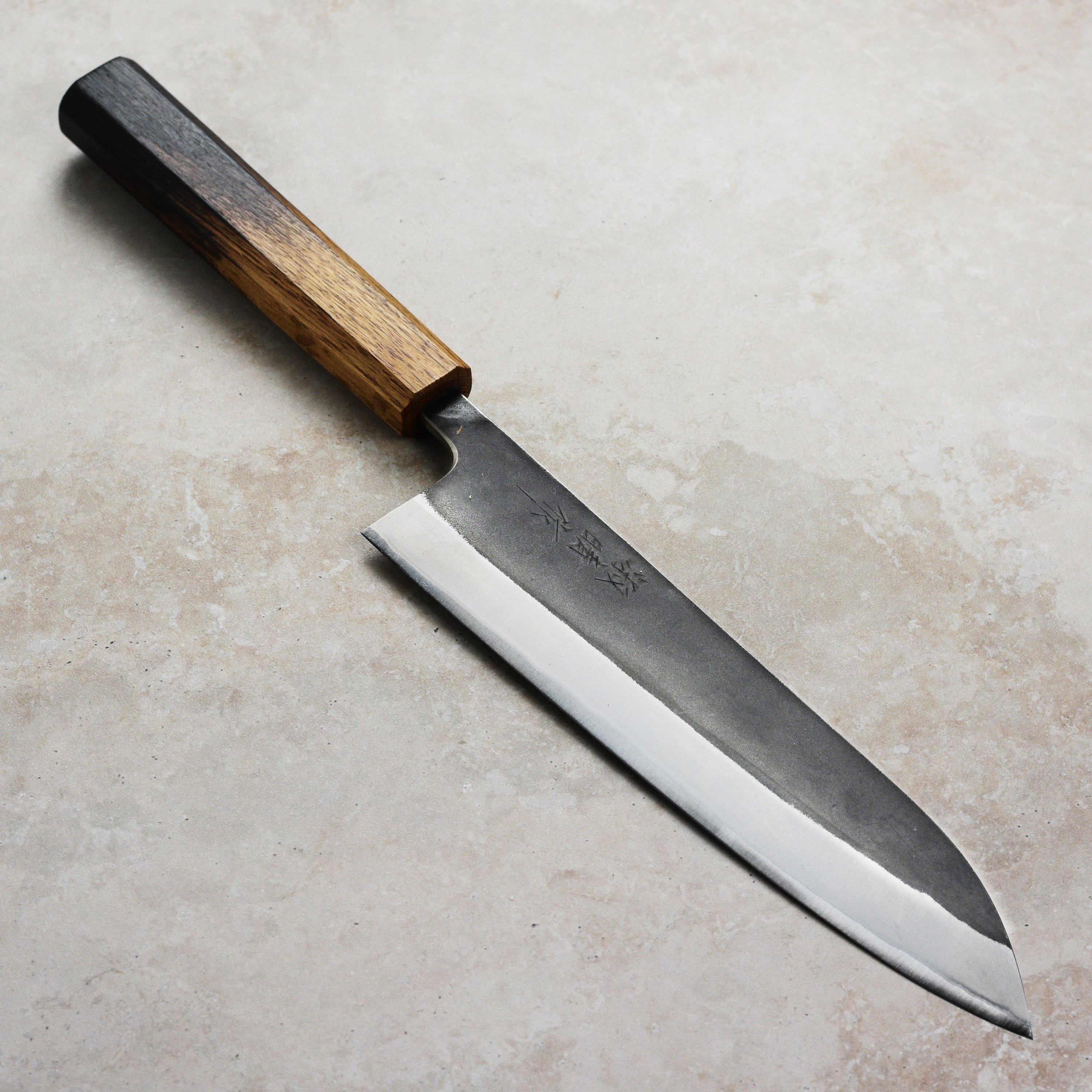Sakoda Shirogami White #2 210mm Gyuto Japanese Chef's Knife, Hand ...