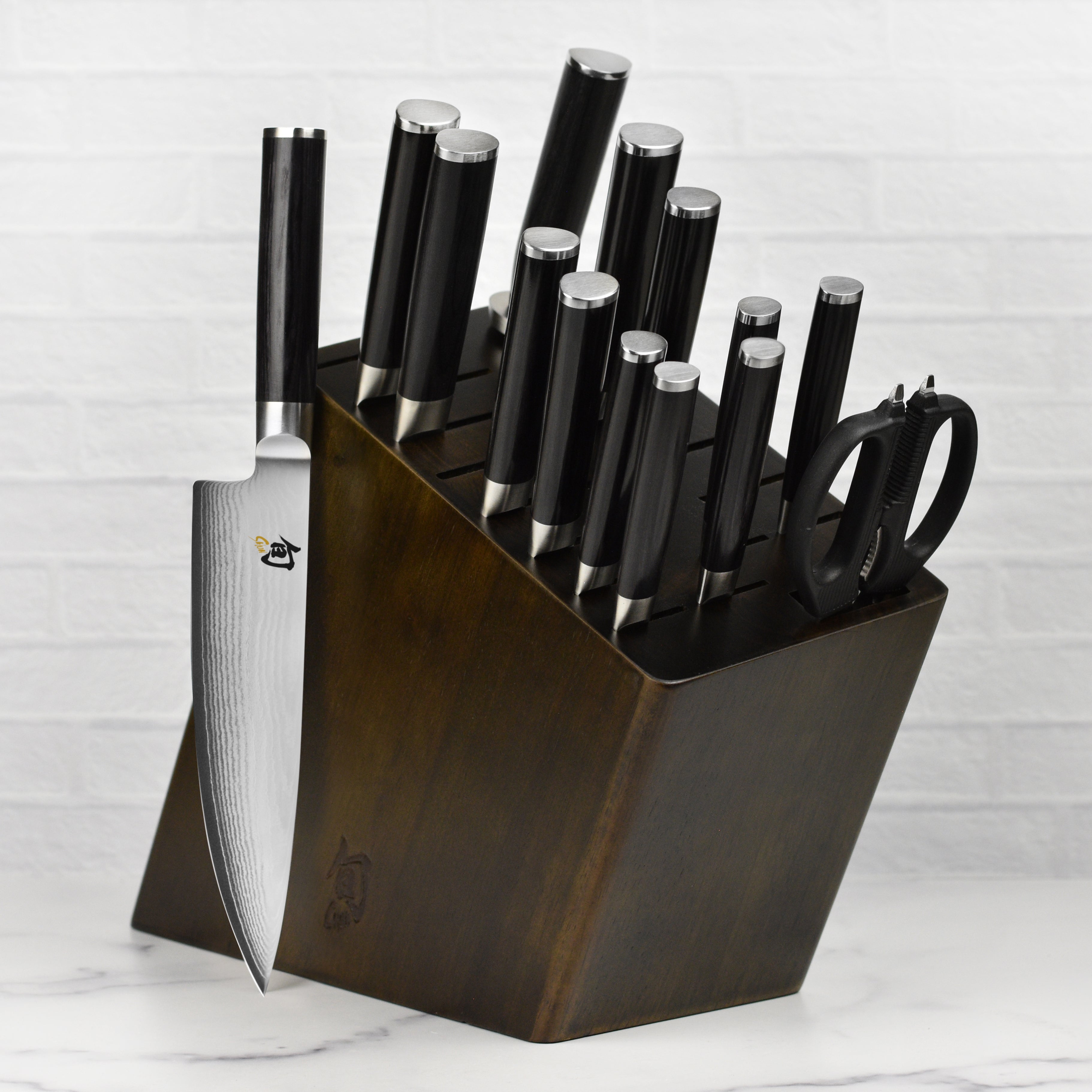 Shun Classic Knife Block Set - 15 Piece – Cutlery and More