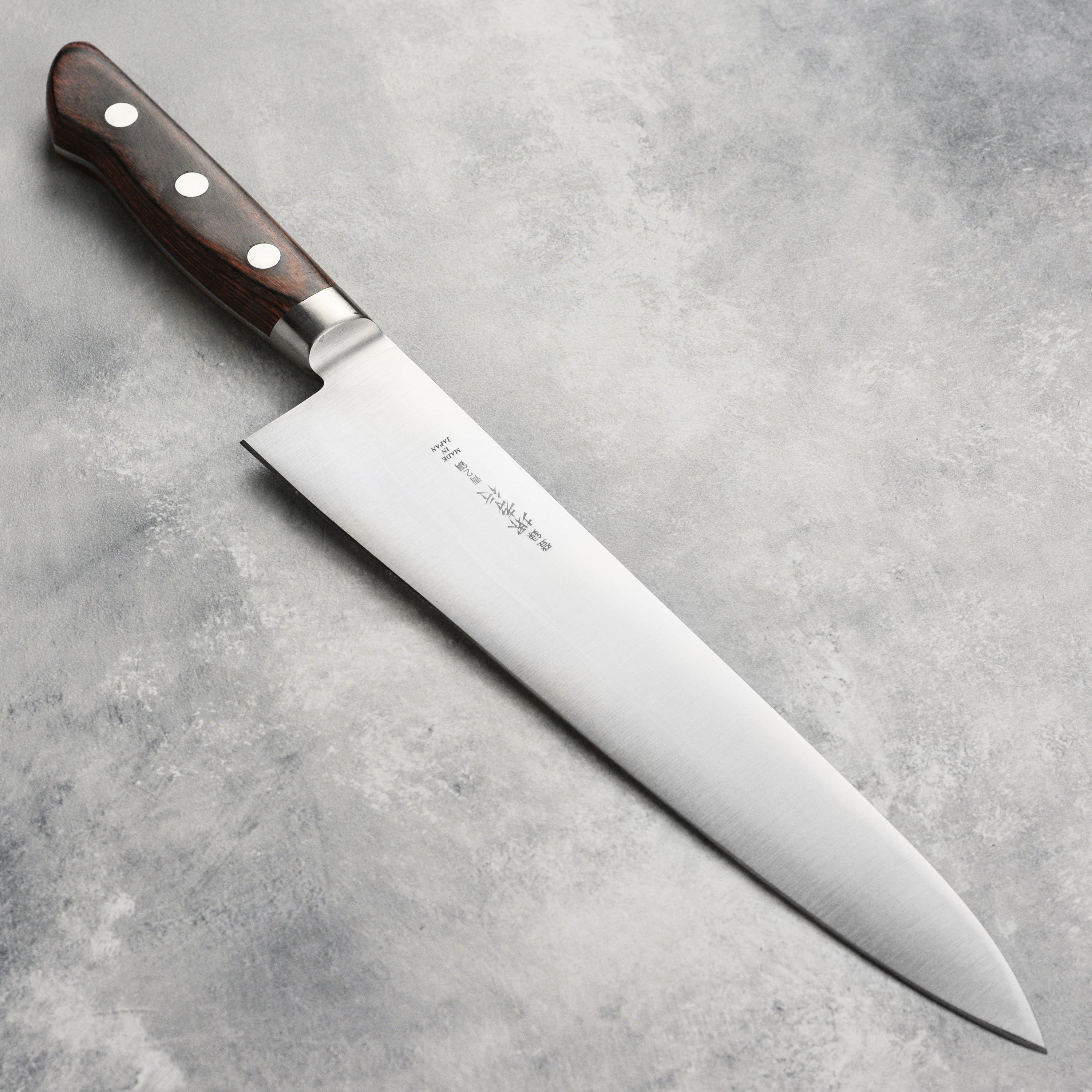 Sakai Takayuki Aogami #2 Mono Carbon Steel 9.4" Gyuto - 240mm – Cutlery ...