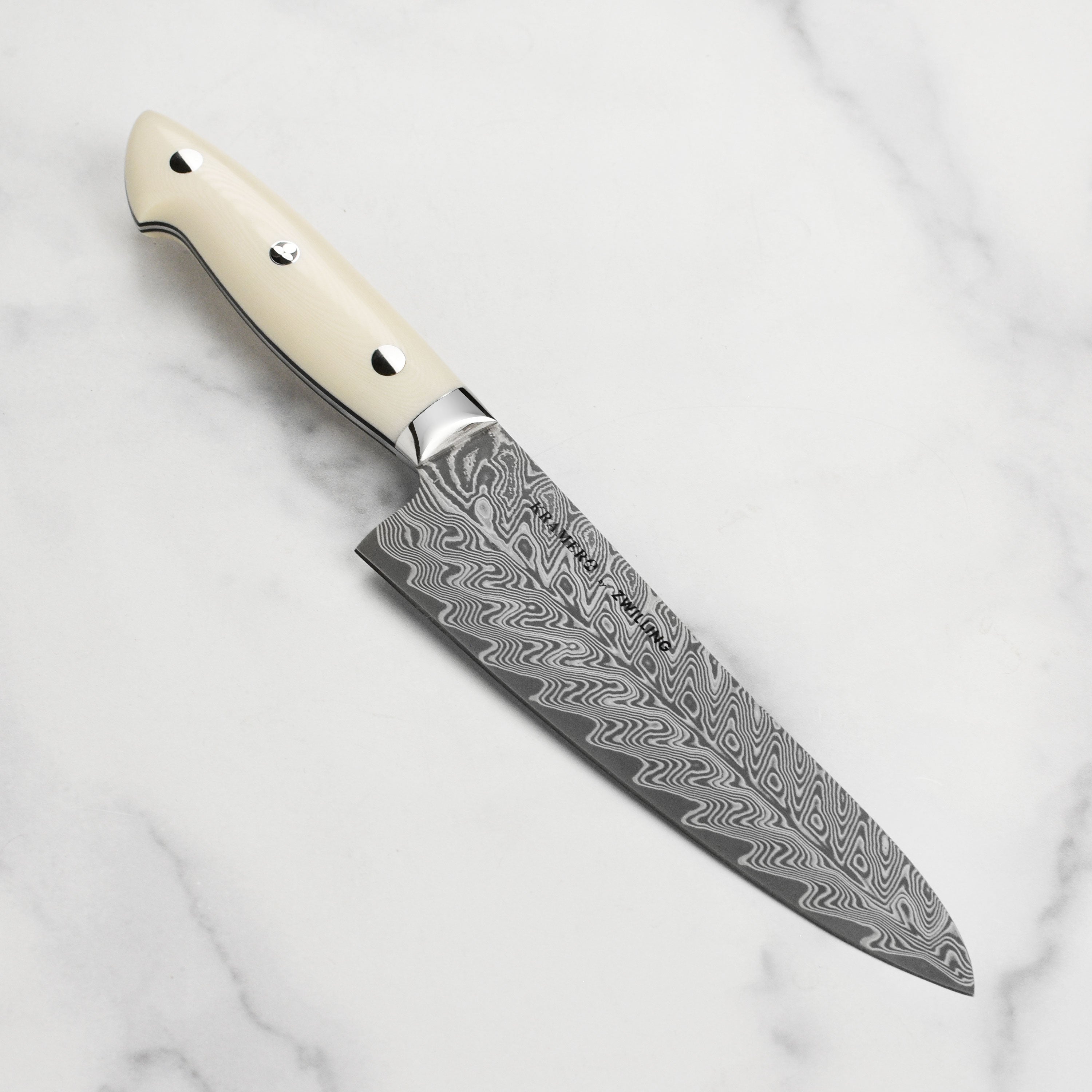Bob Kramer Cumulus Damascus Santoku Knife - 7" – Cutlery and More