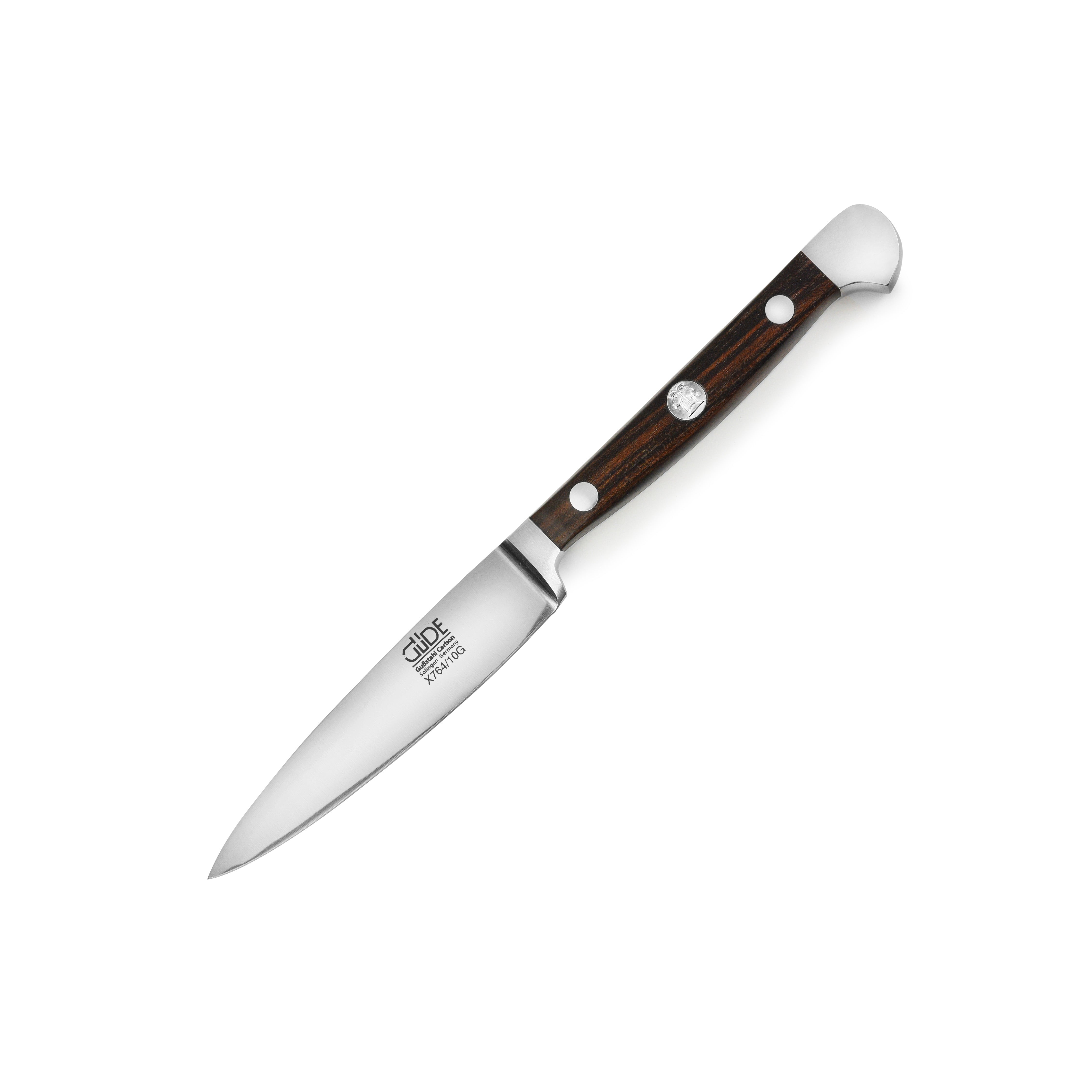 Gude Carbon Steel Paring Knife, 4" Alpha Carbon Series, Made in Germany ...