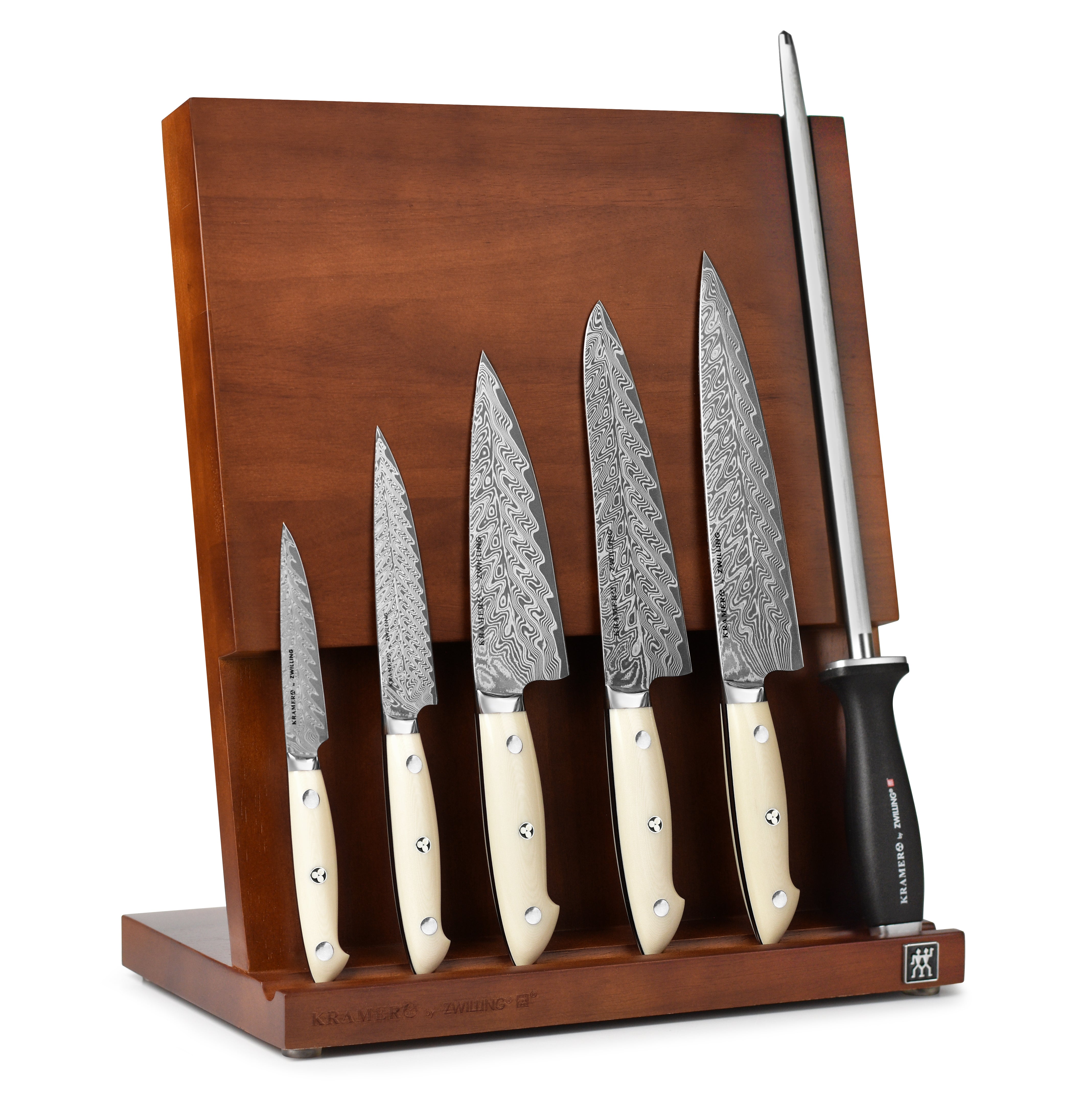 Bob Kramer Cumulus Damascus Magnetic Knife Set - 7 Piece – Cutlery and More