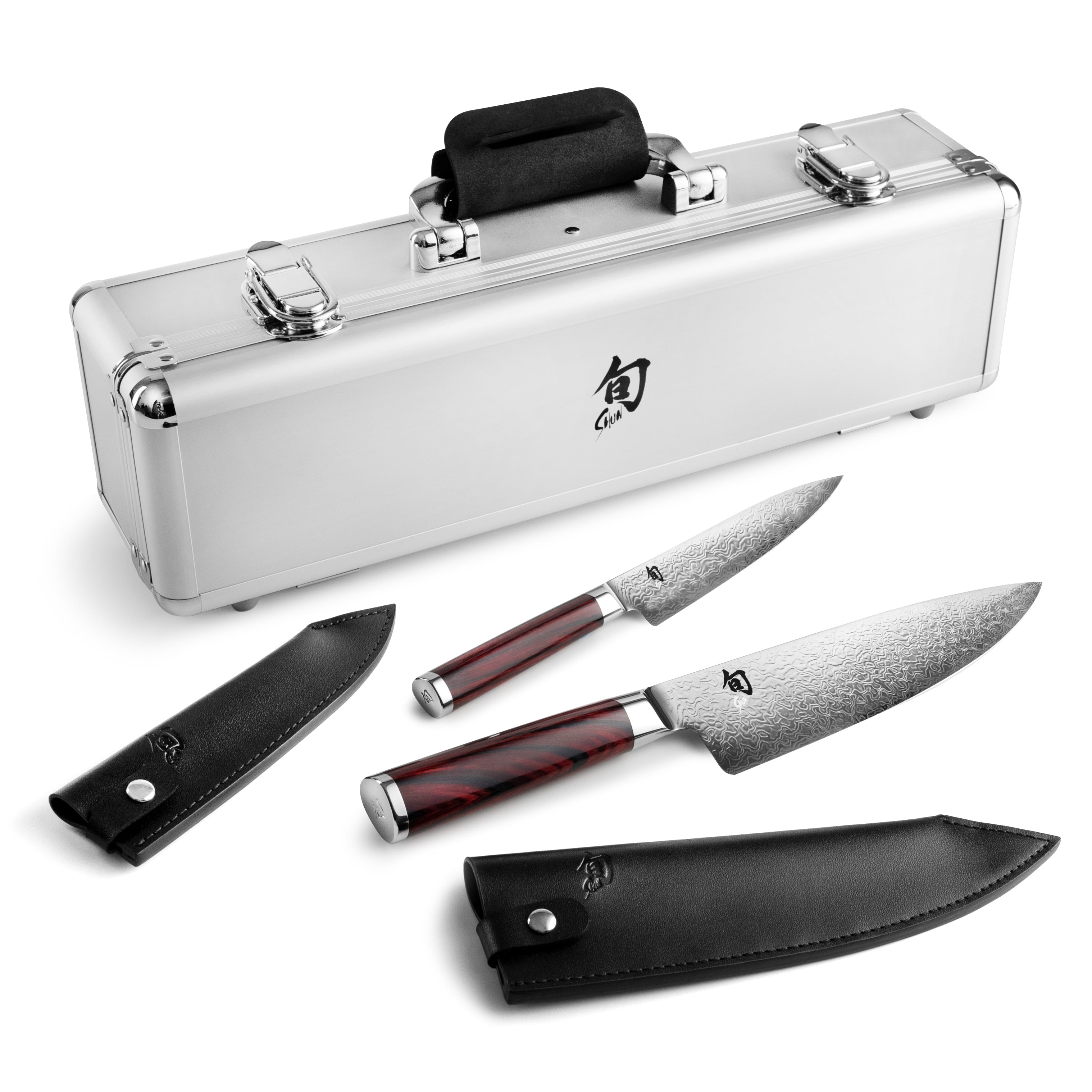 Shun Kohen Anniversary Knife Set - Chef's & Paring Knives with Case ...