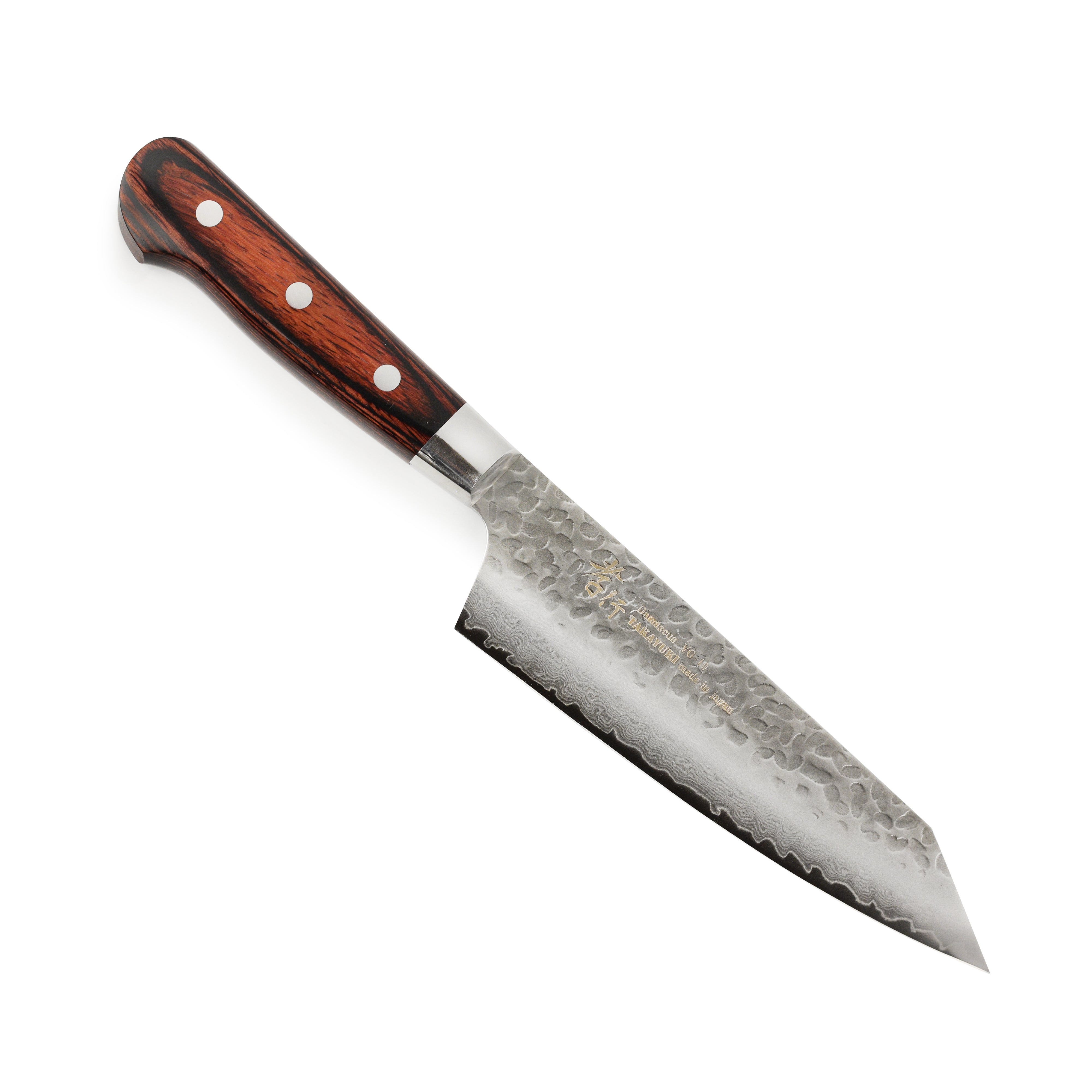 Takayuki Hammered Damascus Bunka Knife - 6.3" – Cutlery and More