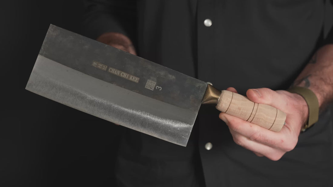 CCK Chinese Cleaver, 8" Carbon Steel Small Slicer by Chan Chi Kee ...