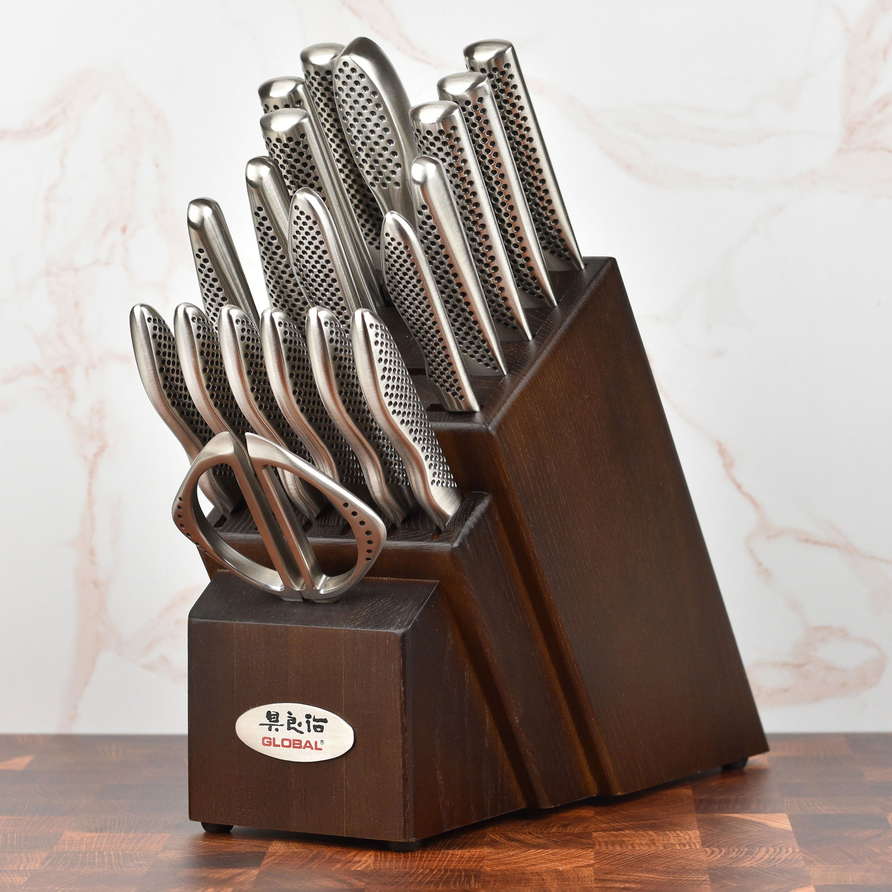Global Knife Block Set - 20 Piece – Cutlery and More