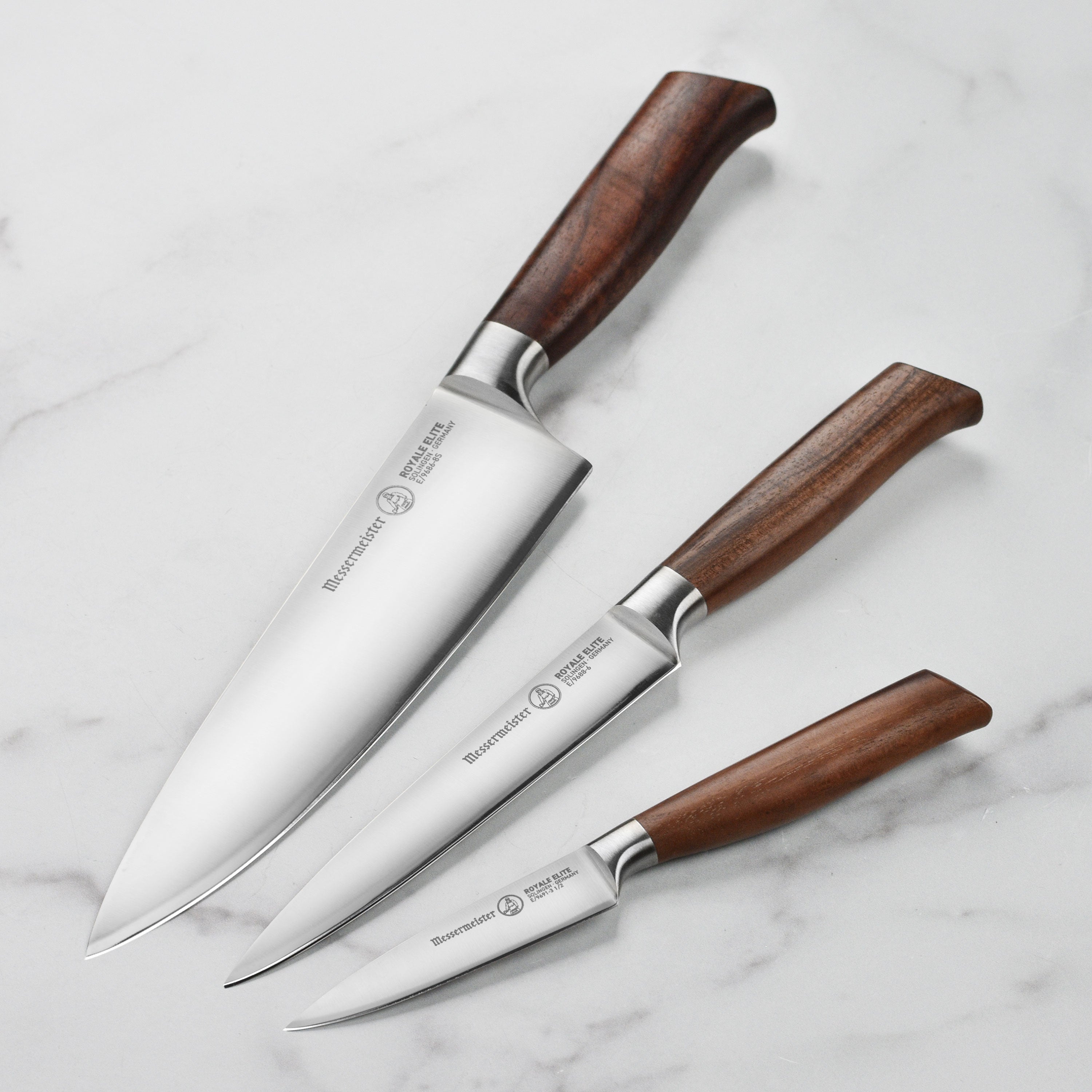 Messermeister Royale Elite Knife Set - 3 Piece – Cutlery and More