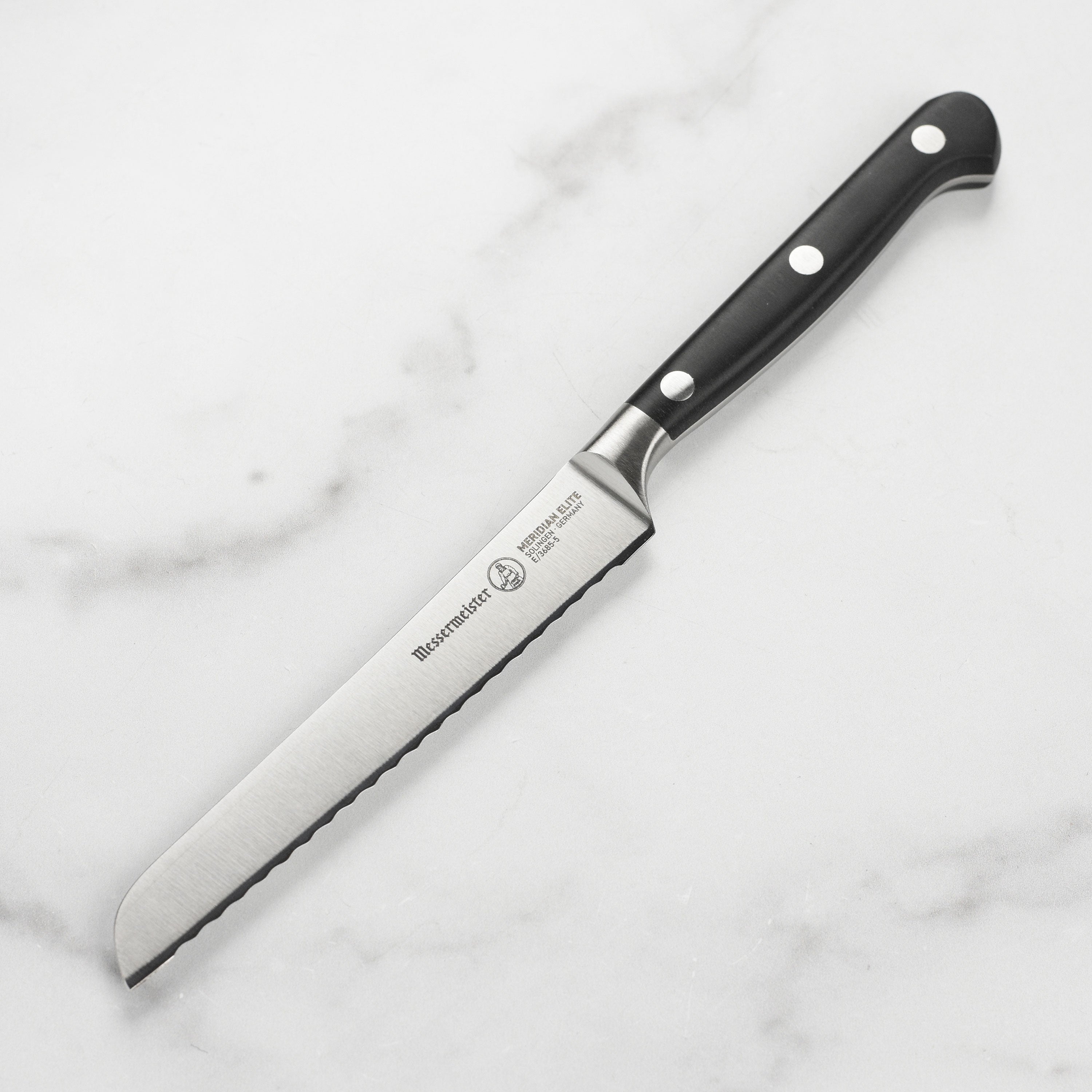 Messermeister Meridian Elite Serrated Utility Knife - 5" – Cutlery and More
