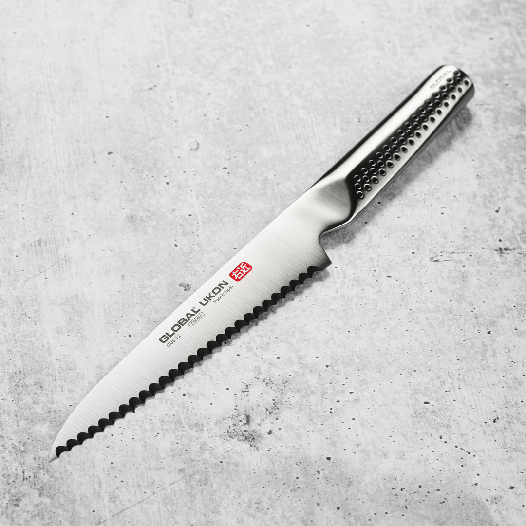 Global Bread & Serrated Utility Knives – Cutlery and More