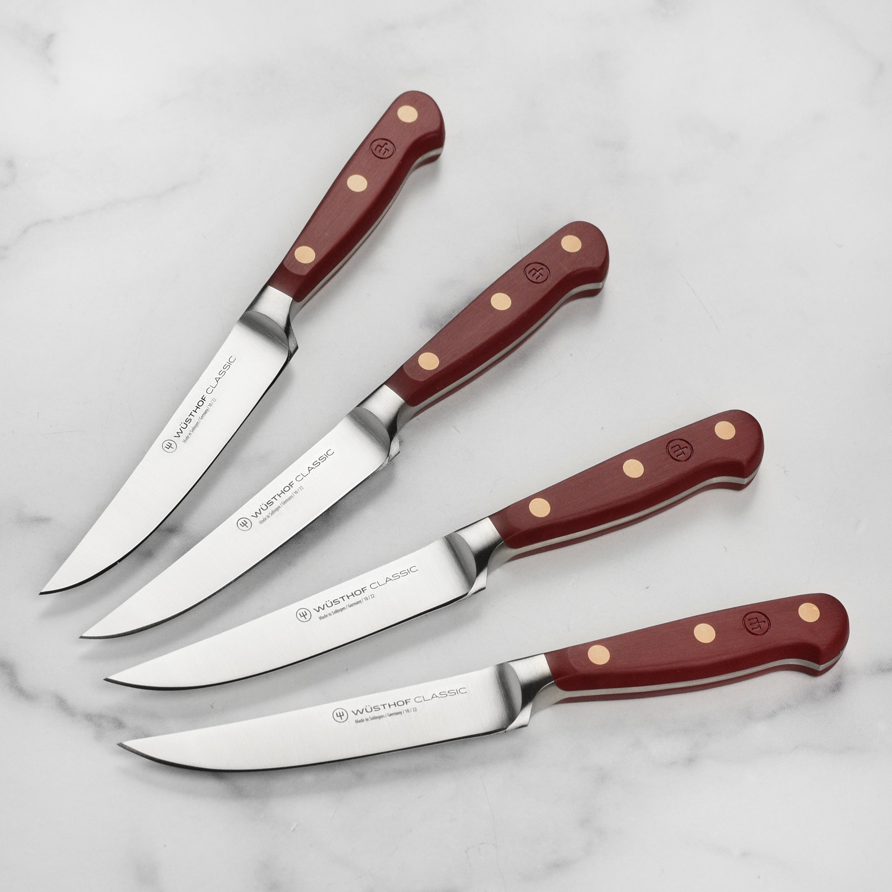 Wusthof Classic Steak Knife Set - 4 Piece Tasty Sumac – Cutlery and More