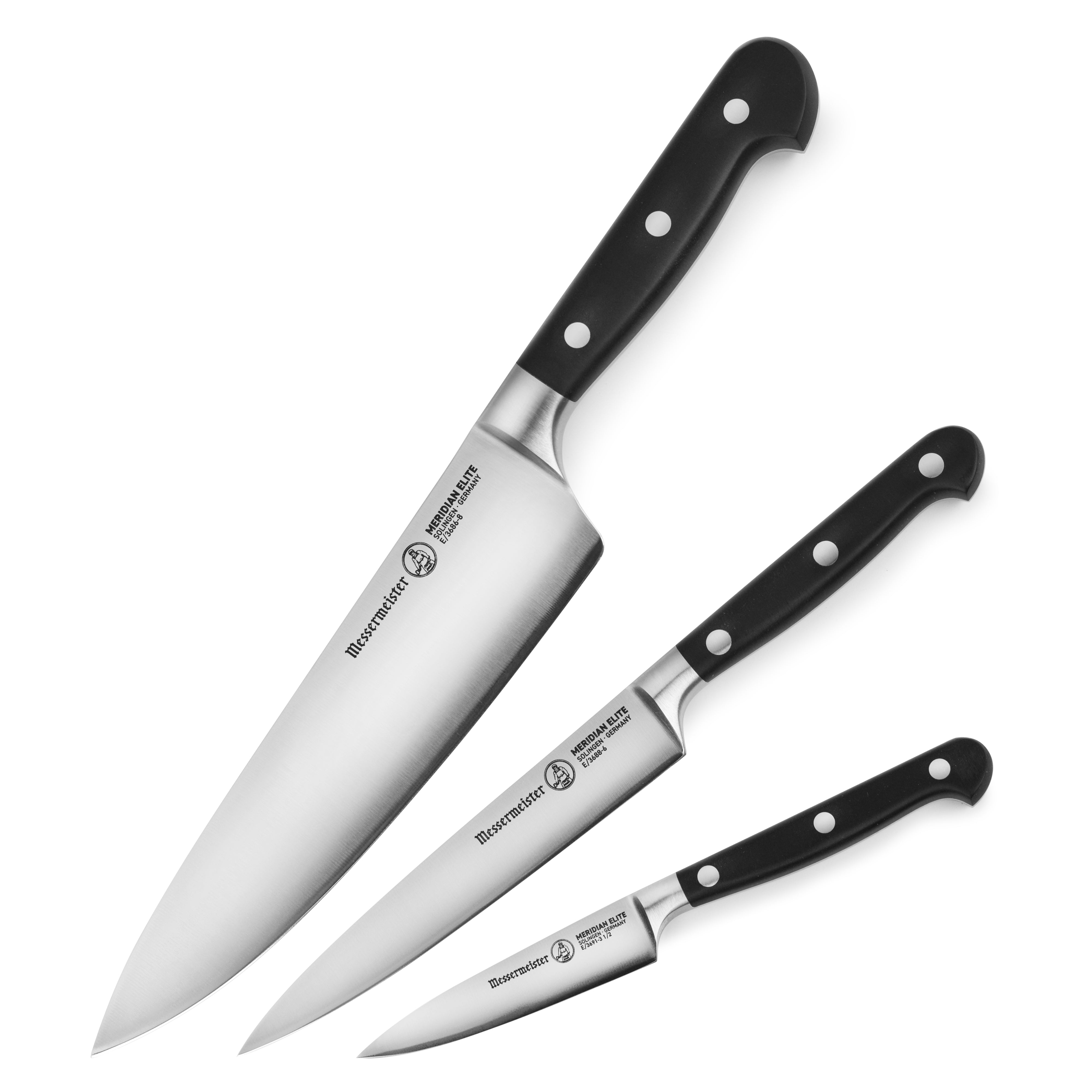 Messermeister Meridian Elite Starter Knife Set - 3 Piece – Cutlery and More