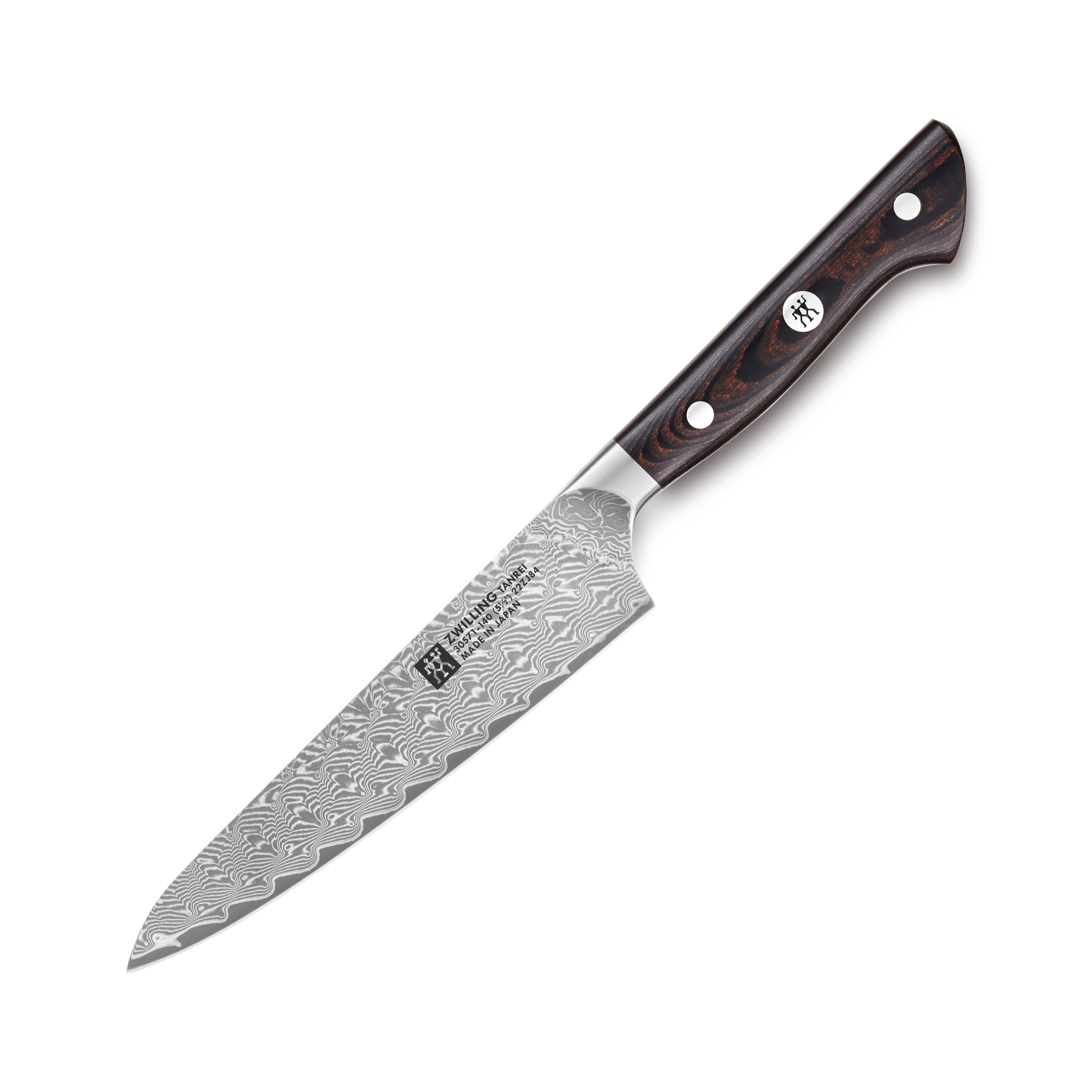 Zwilling Damascus Prep Knife - Tanrei 5.5" – Cutlery and More